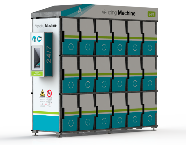 Gas vending machine – solar power, 4G, automatic